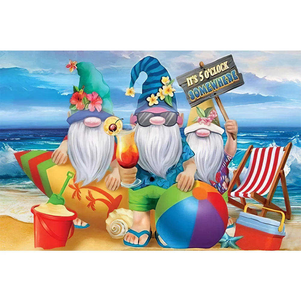 Summer Gnomes Diamond Painting – Color-Full Creations