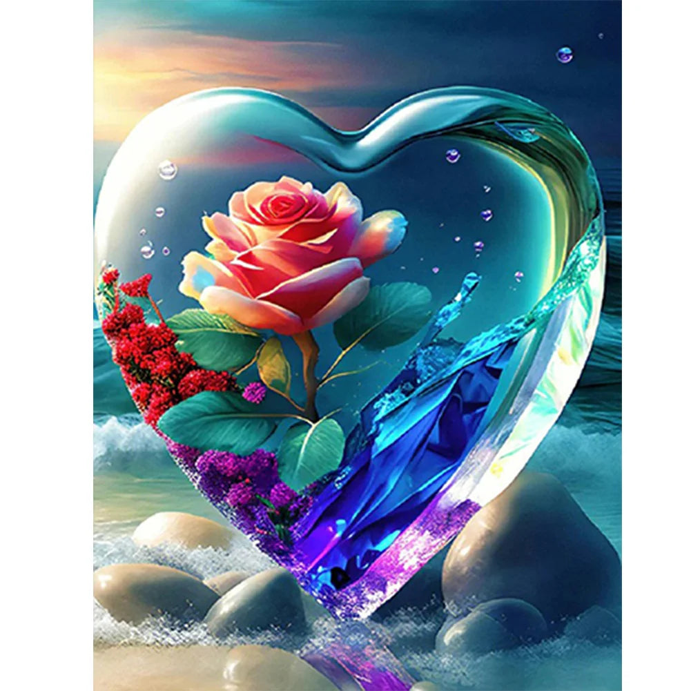 Ocean Rose Diamond Painting – Color-Full Creations
